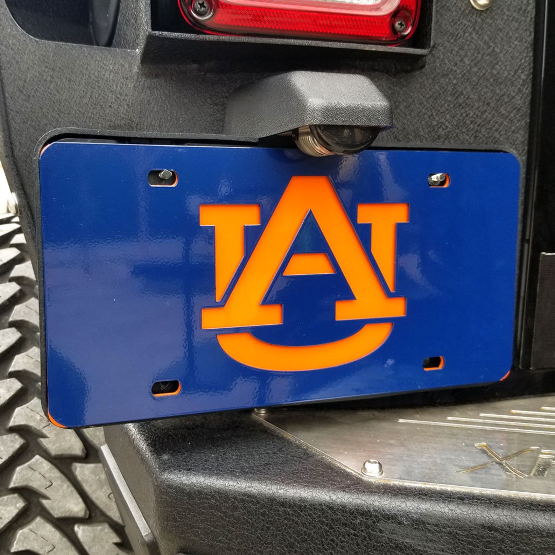 Auburn Tigers "au" License Plate - Etsy