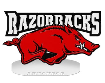 Arkansas Razorback Rd 3D Street Sign | Etsy
