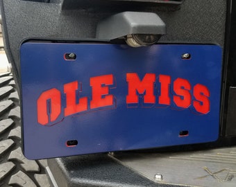 Ole Miss License Plate - Etsy