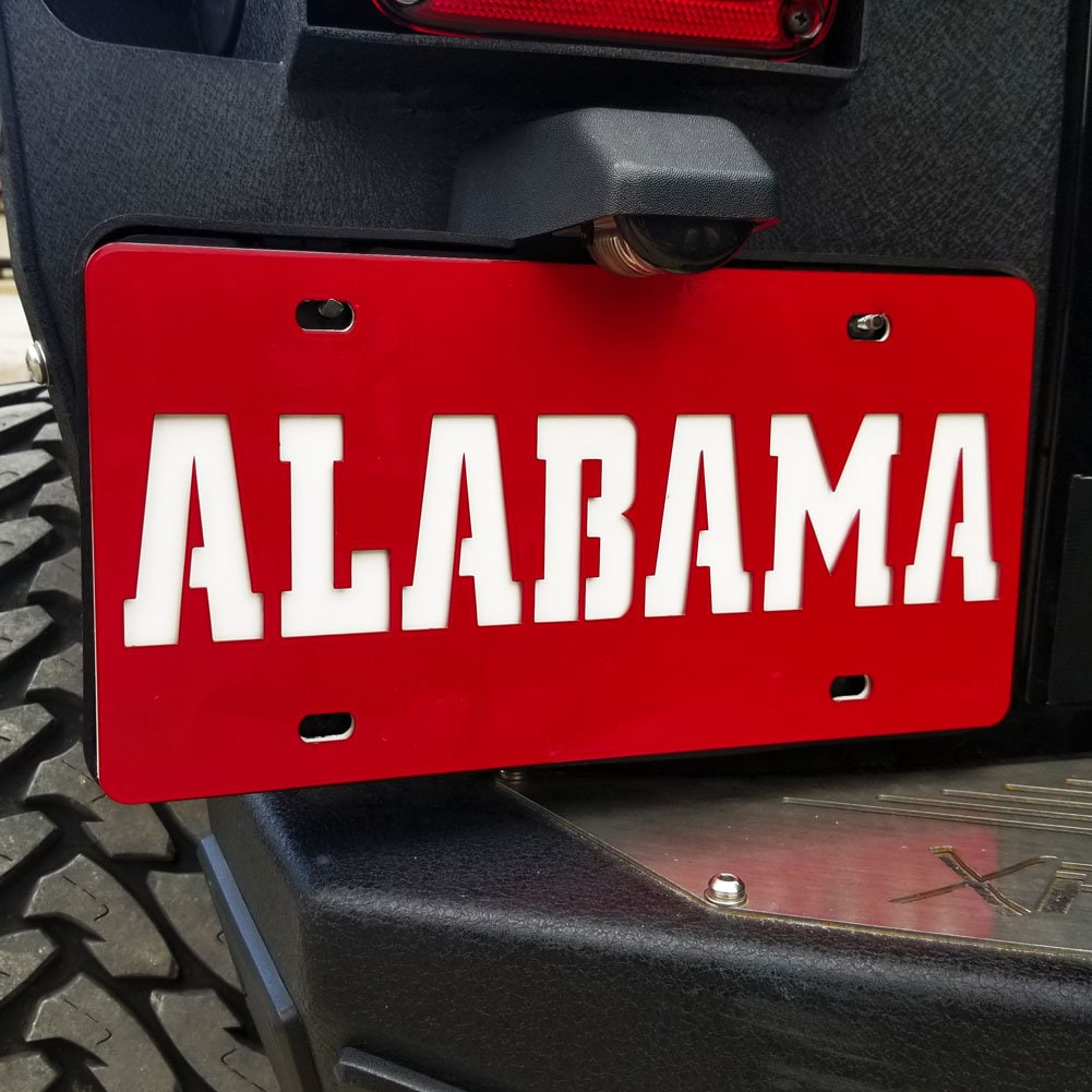 Alabama Crimson Tide License Plate - Etsy