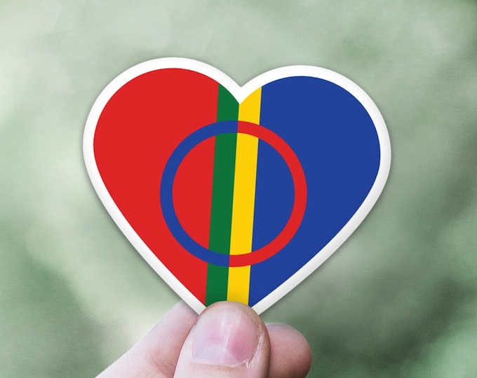 Show Your Support for the Sami People With Sami Flag Emblem Stickers ...