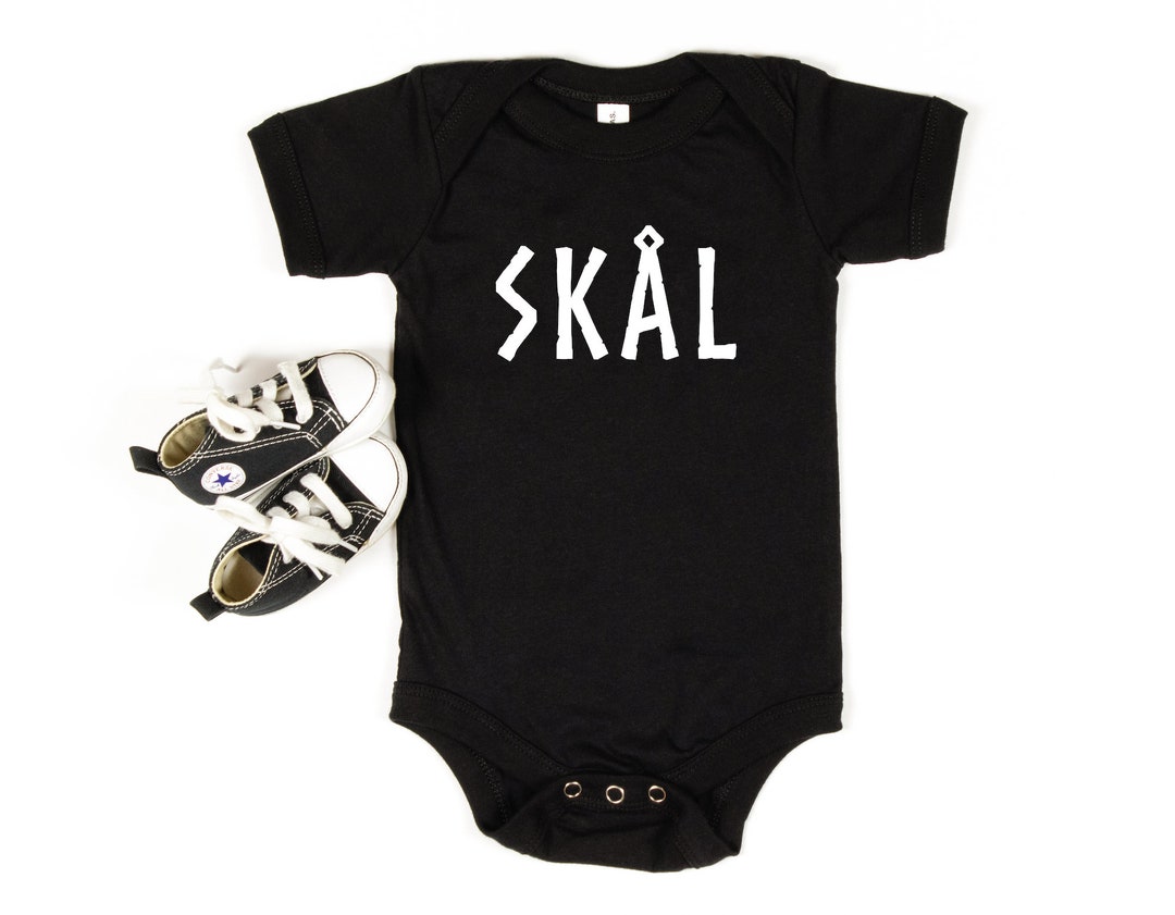 Skål Viking Baby Bodysuit | Baby Viking Clothing | Norse Gods Kids ...