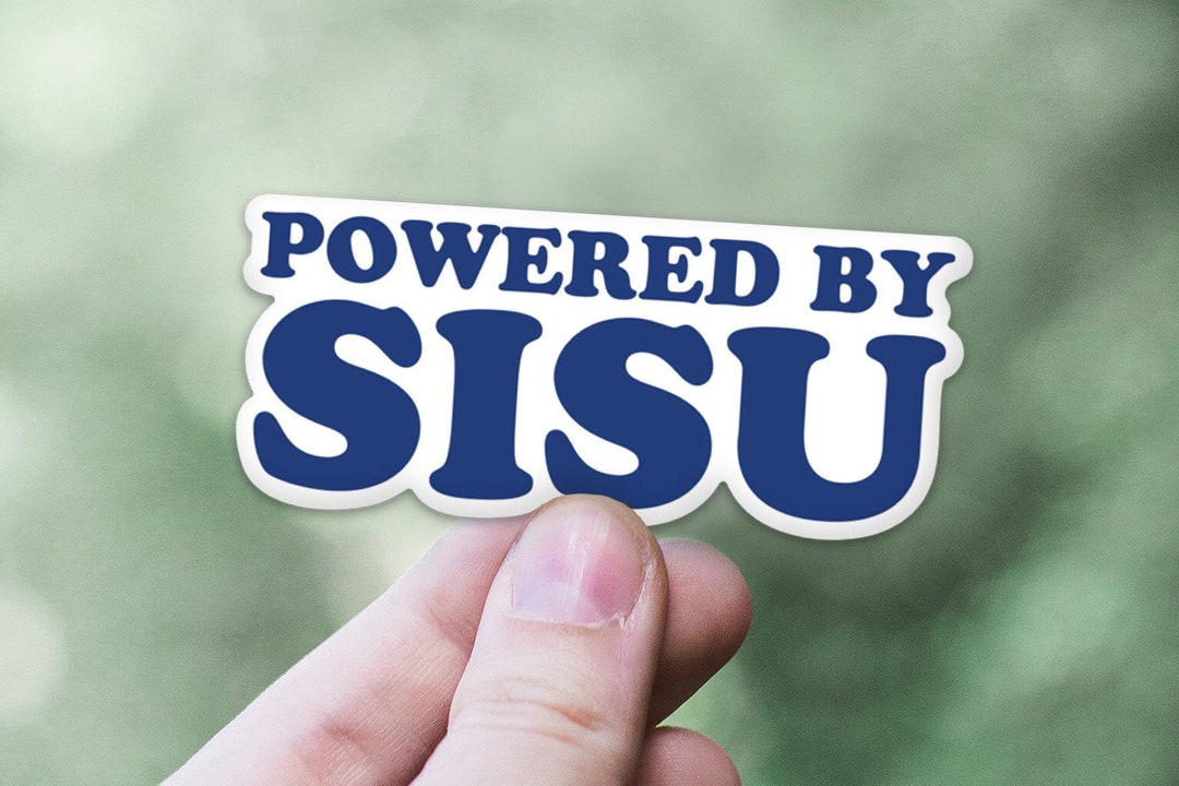 Powered by Sisu Sticker | the Sisu Within Vinyl Decal | Finnish Pride ...