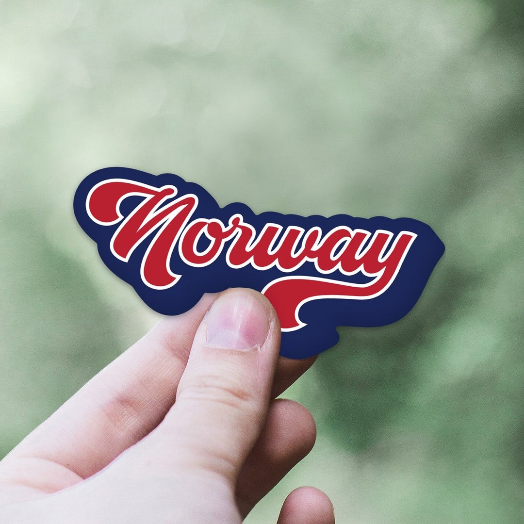 Norway Sticker | Norwegian Flag Colors Decal | Norwegian Pride Laptop ...