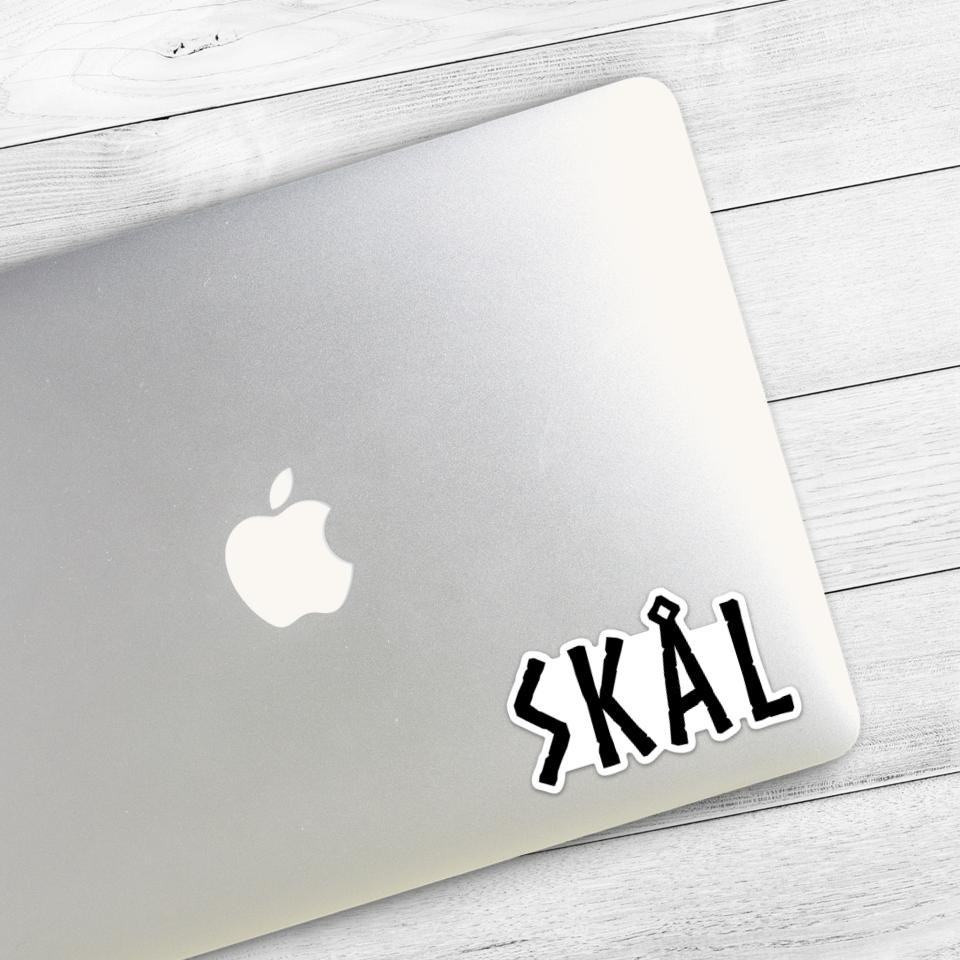 Skål Sticker Viking Cheers Vinyl Decal Norwegian Swedish Danish ...