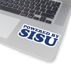 Powered by Sisu Sticker | the Sisu Within Vinyl Decal | Finnish Pride ...