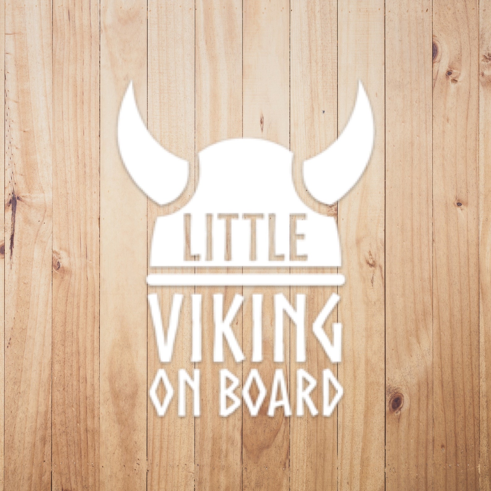 Little Viking On Board Vinyl Decal Viking Baby Car Window | Etsy