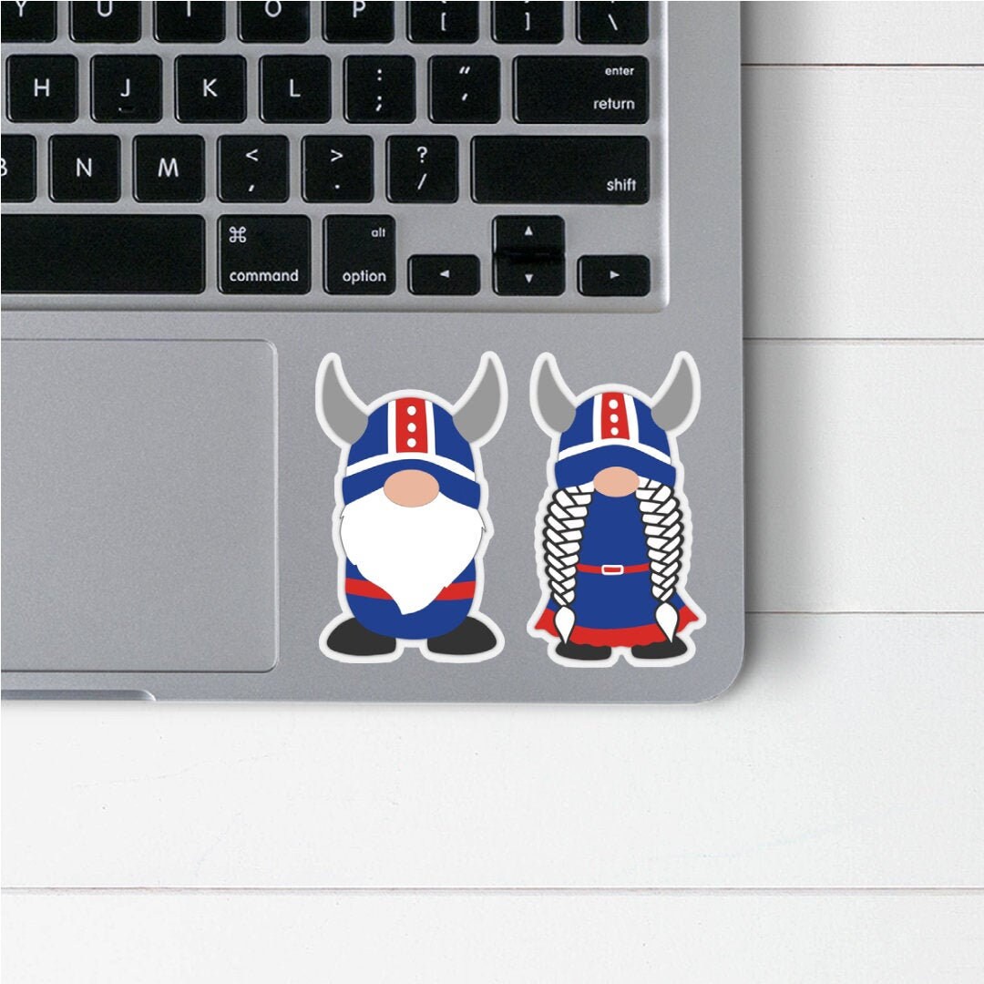 Icelandic Viking Gnome Stickers | Iceland Huldufolk Vinyl Laptop Decals ...
