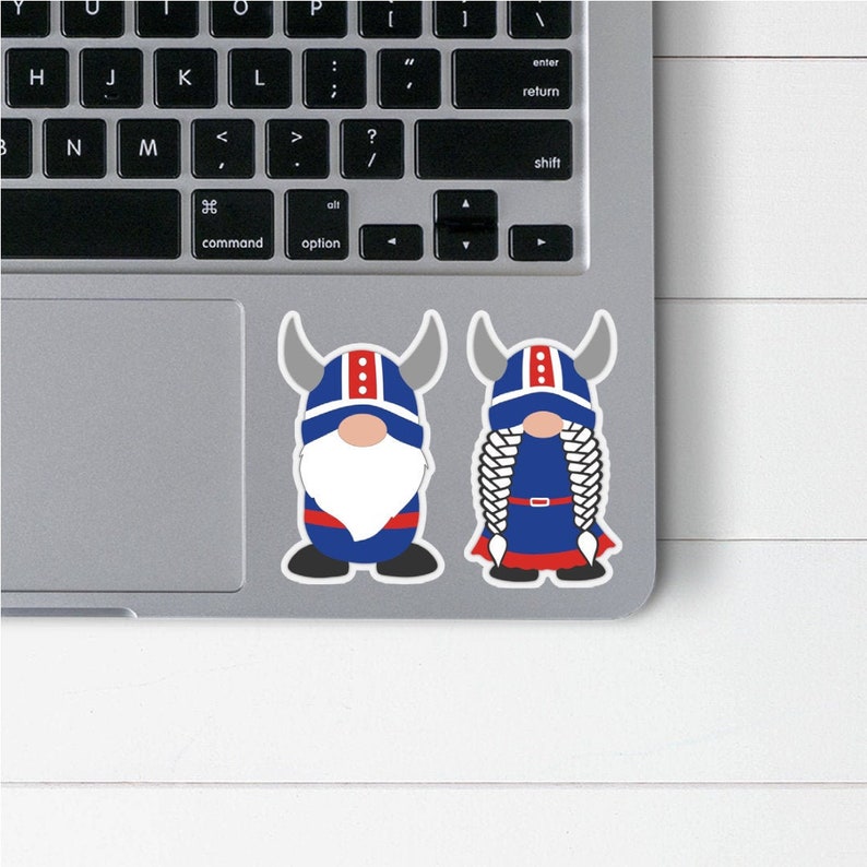Icelandic Viking Gnome Stickers | Iceland Huldufolk Vinyl Laptop Decals ...