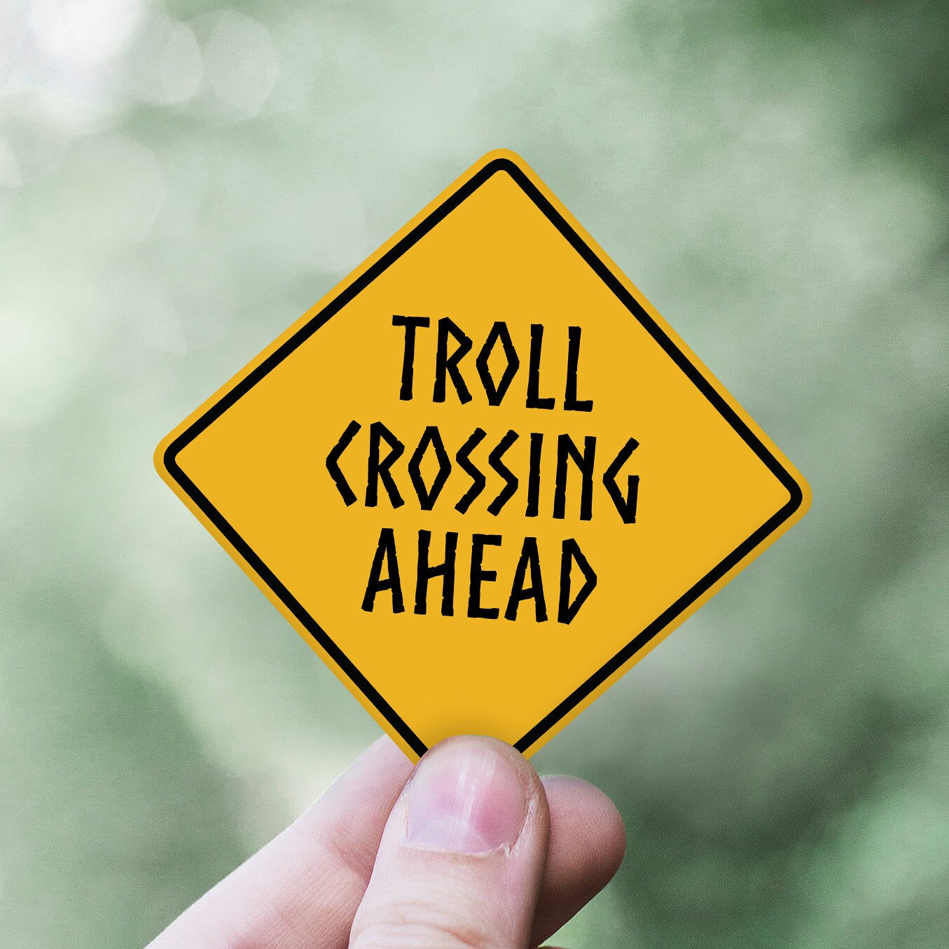Troll Road Signs