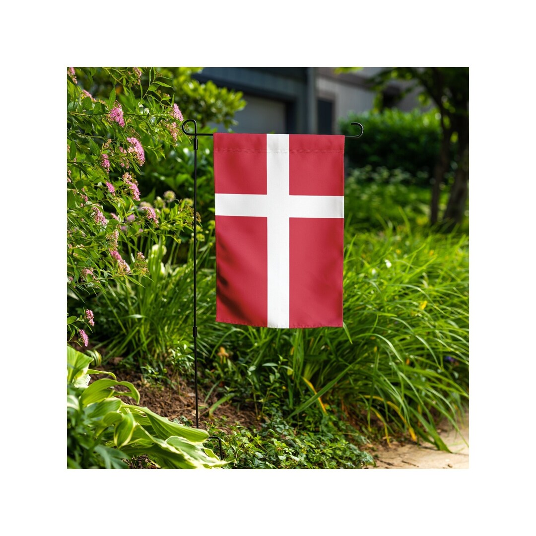 Danish Flag Garden Flag Flag of Denmark Yard Flag Danish Pride Home ...