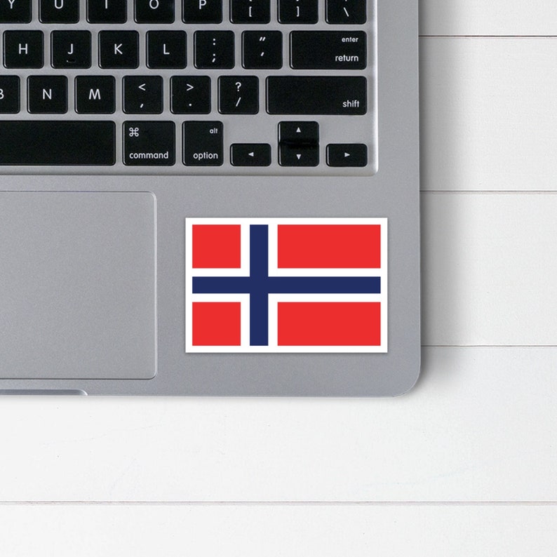 Norwegian Flag Sticker Flag of Norway Vinyl Decal | Etsy
