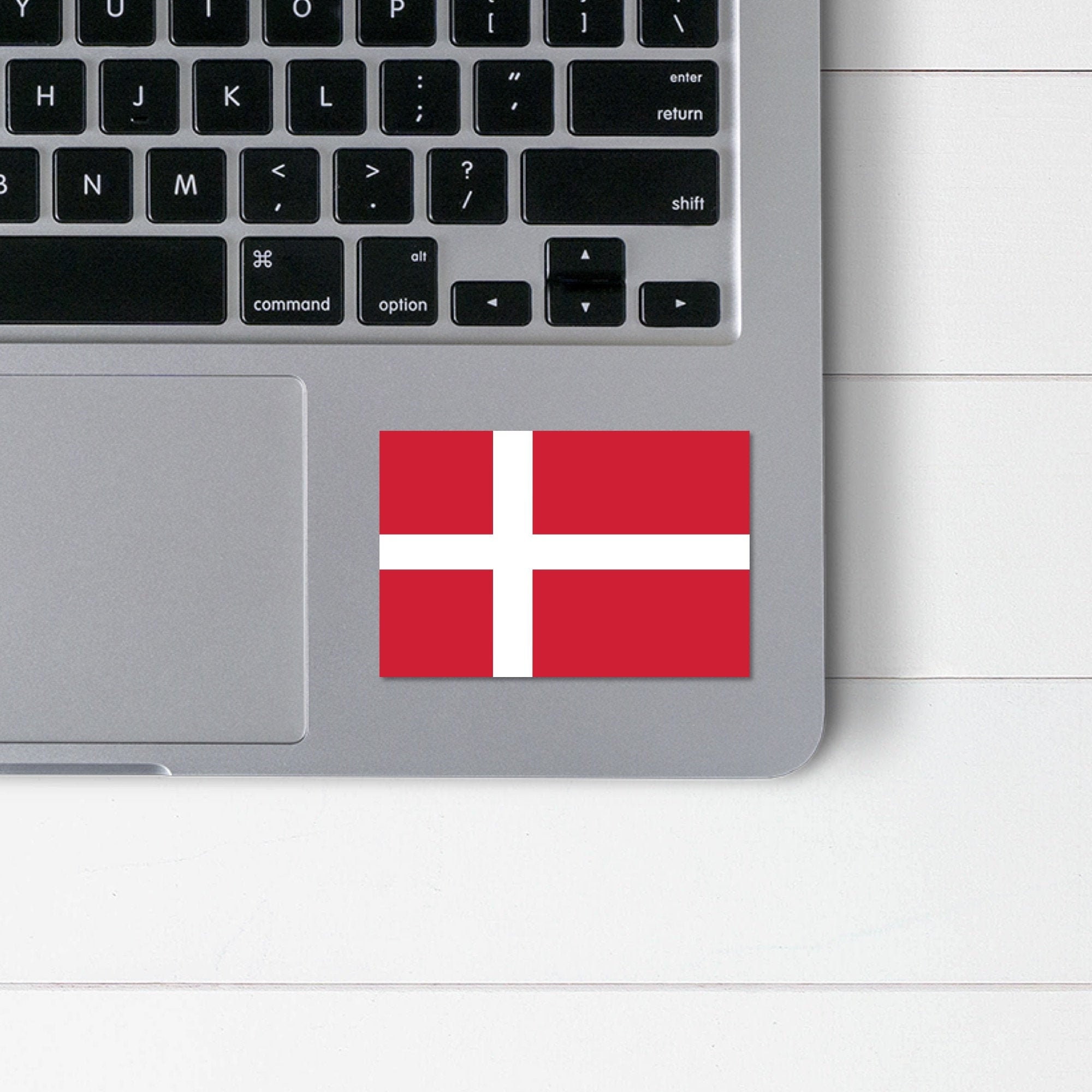 Danish Flag Sticker Flag of Denmark Vinyl Decal Danish | Etsy