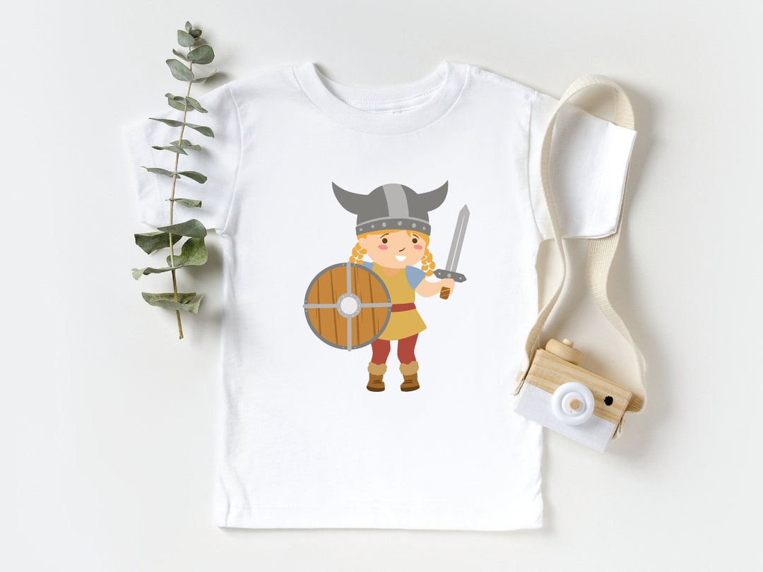 Viking Girl Toddler Tee | Future Viking Kids T-shirt | Scandinavian ...