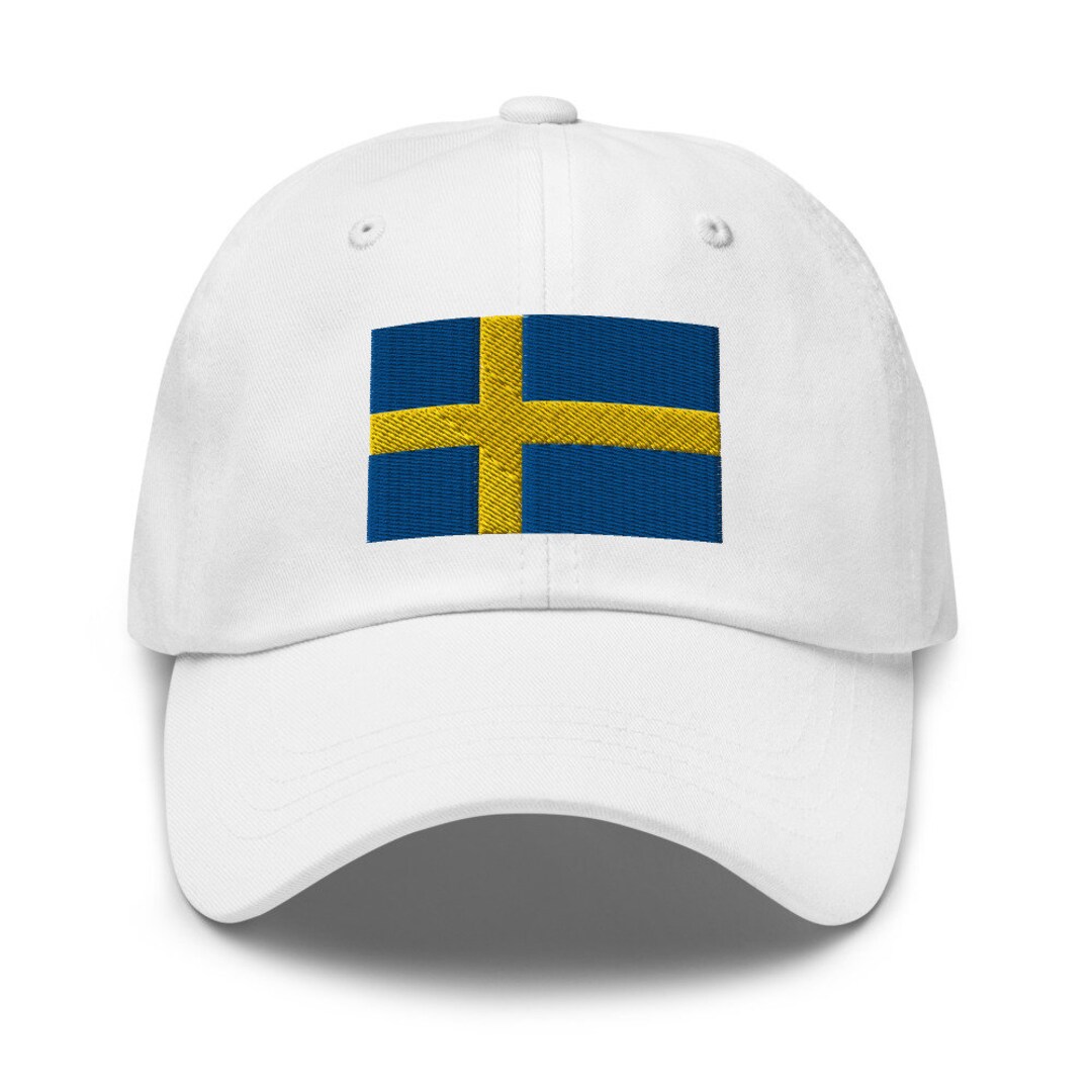 Swedish Flag Embroidered Hat, Flag of Sweden Baseball Cap, Swedish ...
