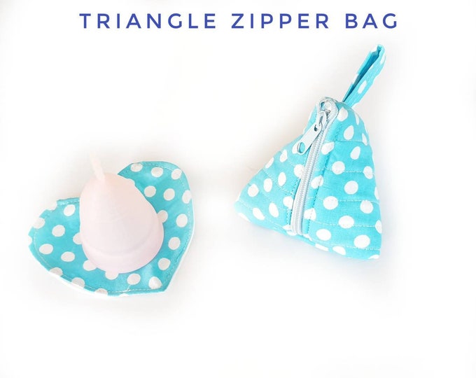 Menstrual Cup Bag, Wet Bag Period Cup, Triangle Bag, Menstrual Cup ...
