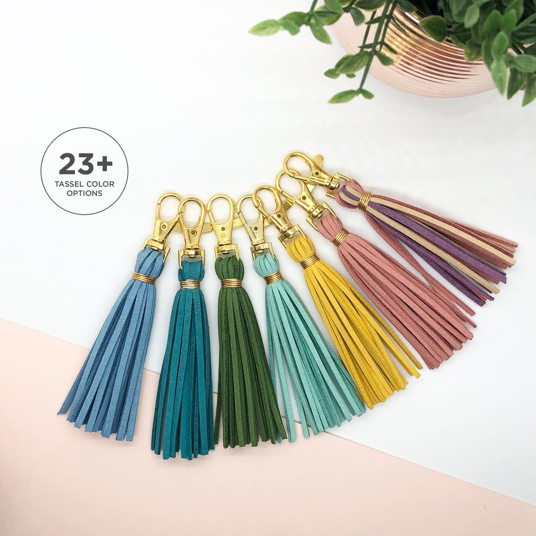 Just a Suede Tassel | 23+ Custom Color Options - Etsy
