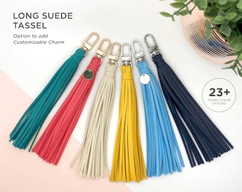 Wholesale Mixed Color Leather Tassel,gold Plated Tassel Key Chain ...