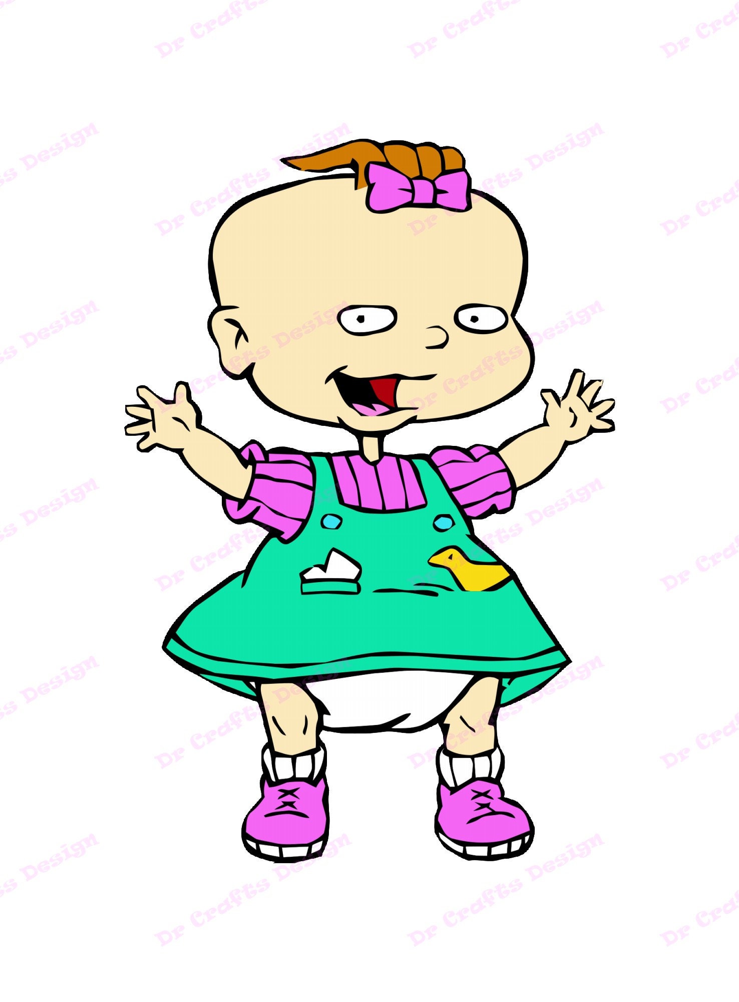 Lil DeVille Rugrats SVG svg dxf Cricut Silhouette Cut | Etsy