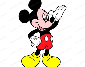 Mickey Mouse Dxf | Etsy