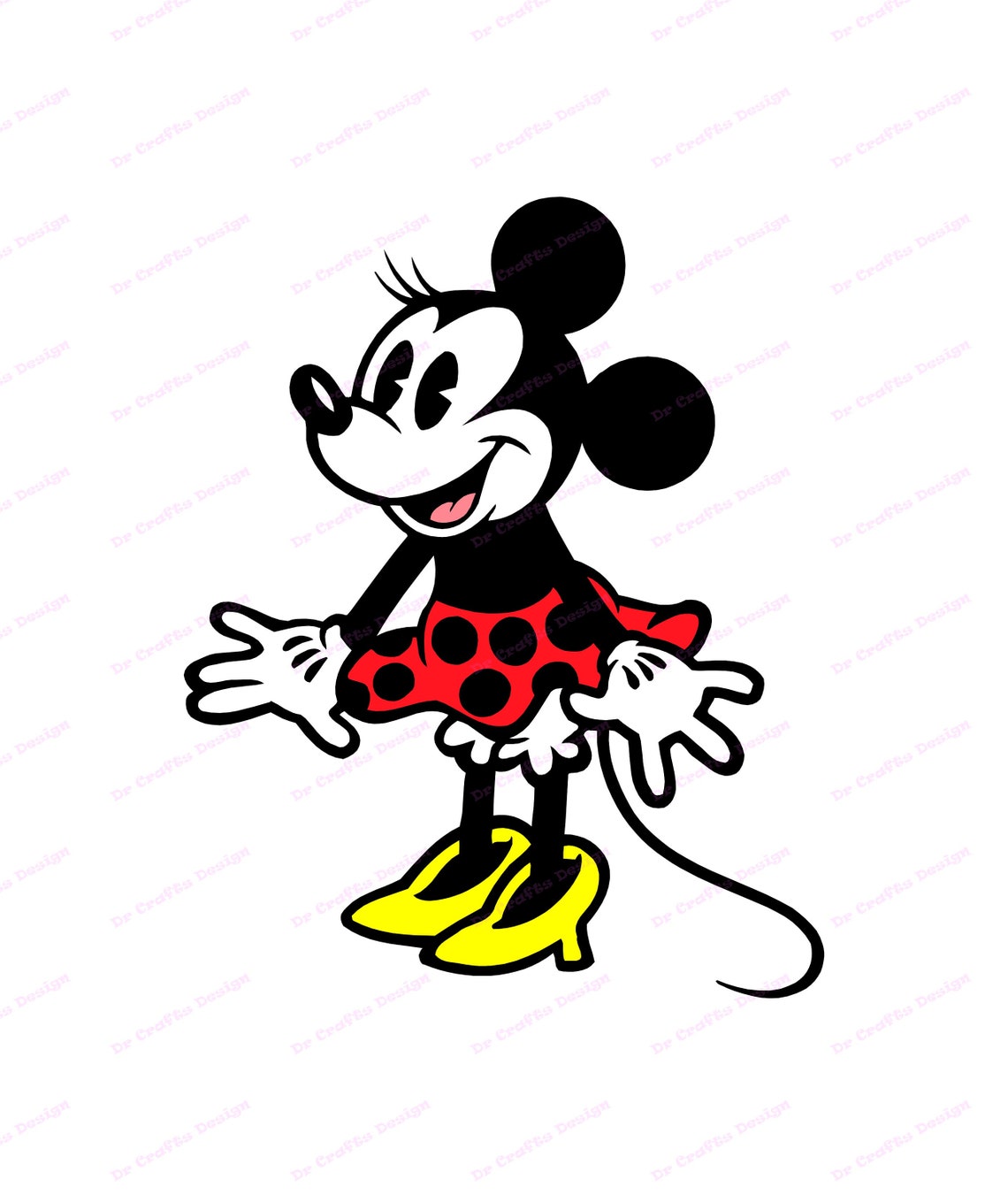 Minnie Mouse SVG 15 Svg Dxf Cricut Silhouette Cut File - Etsy