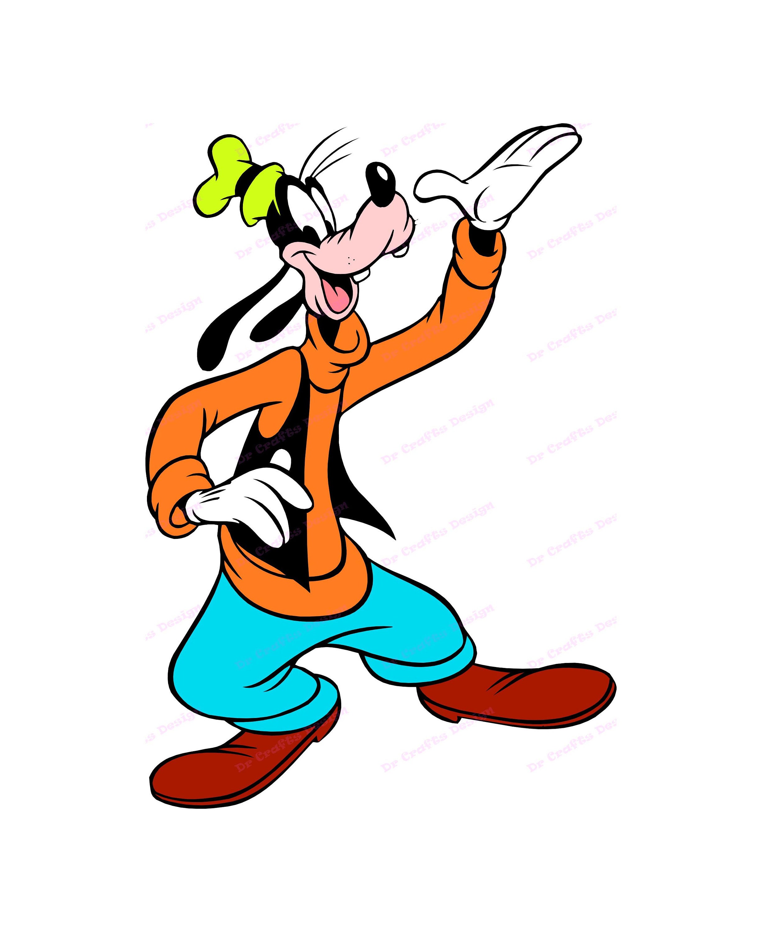 Goofy SVG 29 svg dxf Cricut Silhouette Cut File Descarga | Etsy