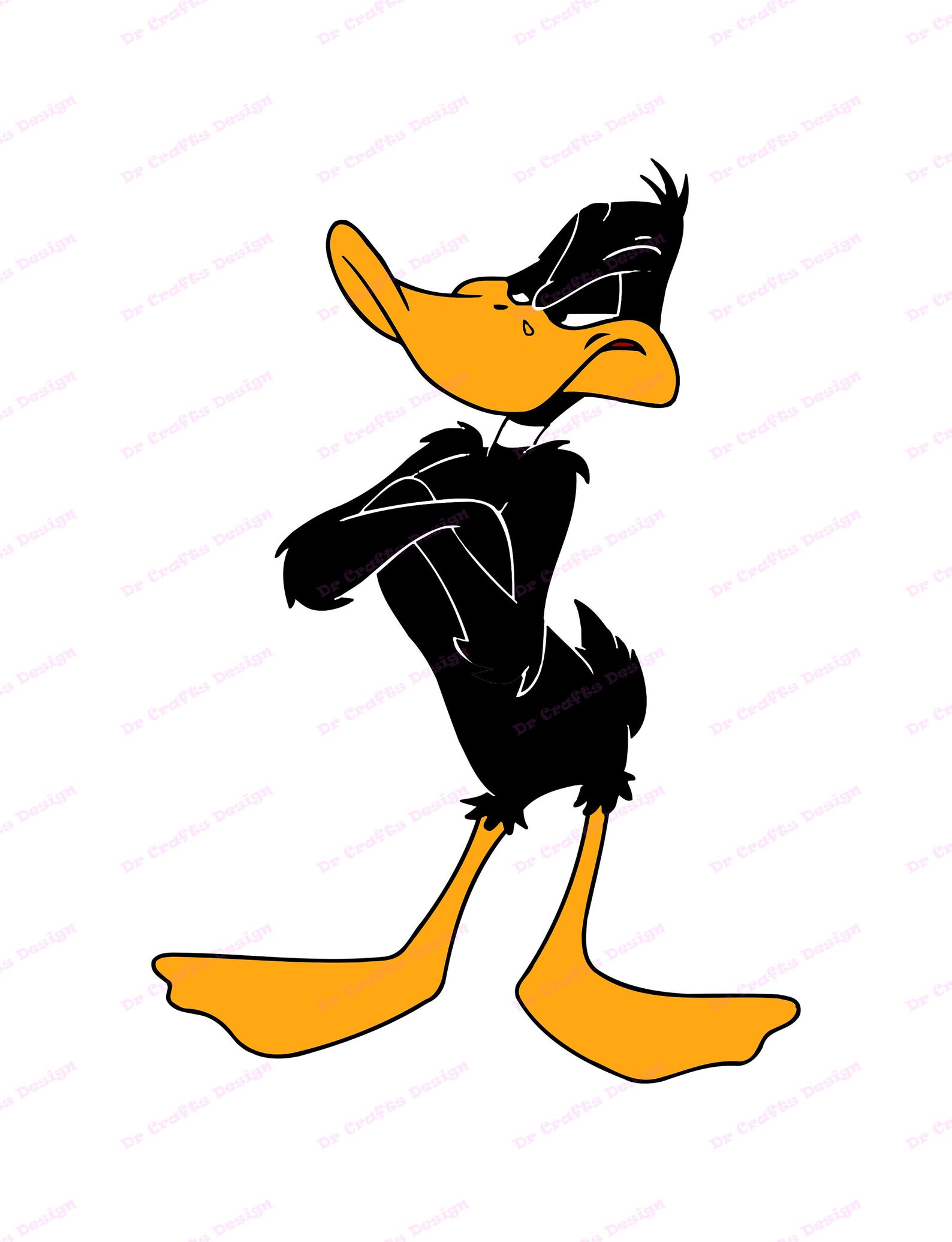 Daffy Duck Svg 1 Svg Dxf Cricut Silhouette Cut File Etsy