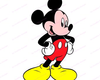 Mickey Mouse Dxf | Etsy