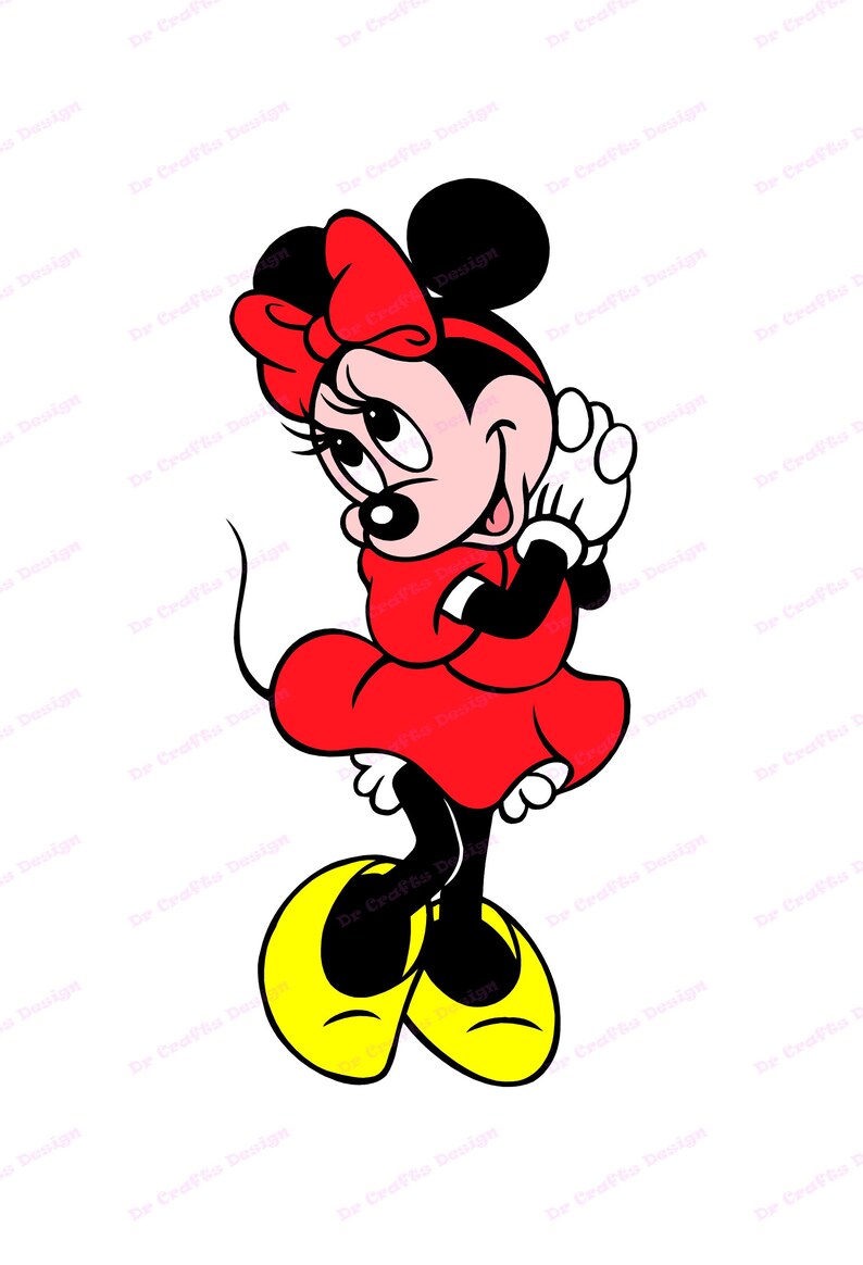 Minnie Mouse SVG 30 Svg Dxf Cricut Silhouette Cut File | Etsy Canada
