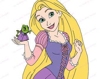 Pascal Tangled Svg | Etsy