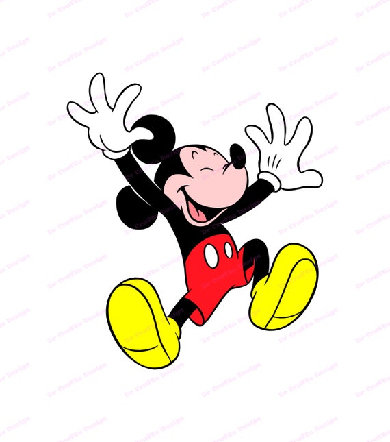 Mickey Mouse SVG 3 Svg Dxf Cricut Silhouette Cut File - Etsy