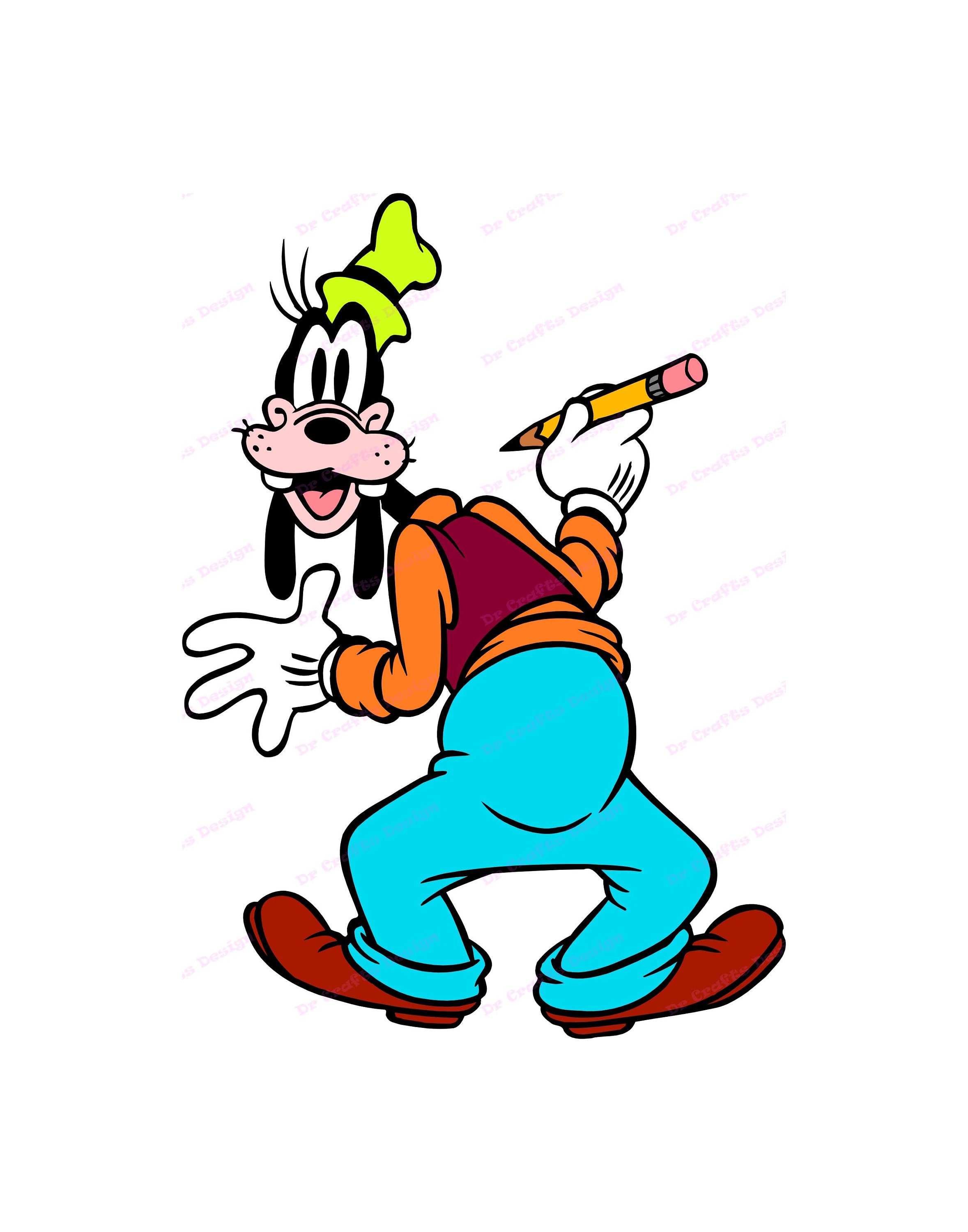 Goofy SVG 28 svg dxf Cricut Silhouette Cut File Instant | Etsy