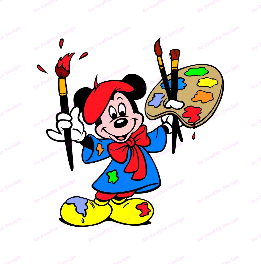 Mickey Mouse SVG 64 Svg Dxf Cricut Silhouette Cut File - Etsy Canada