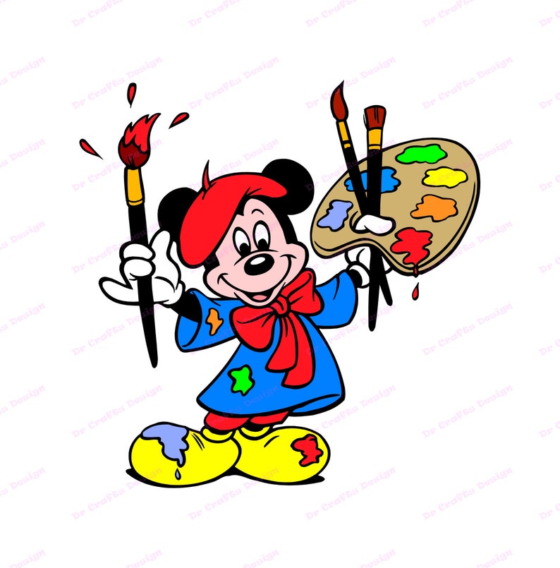 Mickey Mouse SVG 64 Svg Dxf Cricut Silhouette Cut File - Etsy Canada