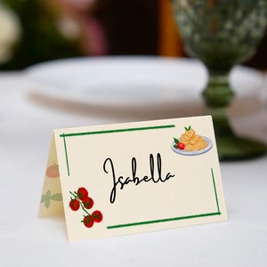 DINNER PARTY BUNDLE Template | Menu | Place Cards | Invitation ...