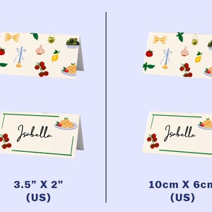 DINNER PARTY BUNDLE Template | Menu | Place Cards | Invitation ...