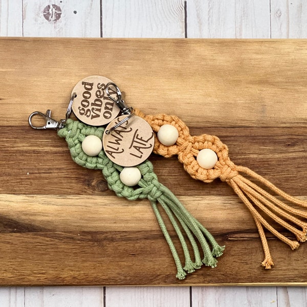 Wood Keychains - Etsy