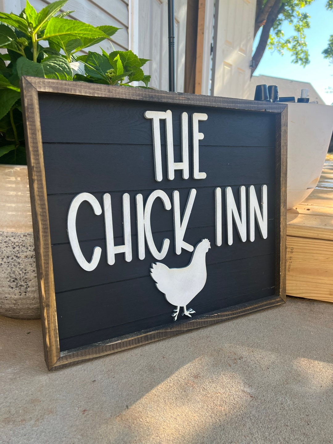 Wood Sign for Chicken Coop, Chicken Home Decor, Hen House Sign, Outdoor ...