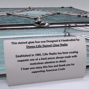 Donna Lillo Stained Glass Box - Etsy