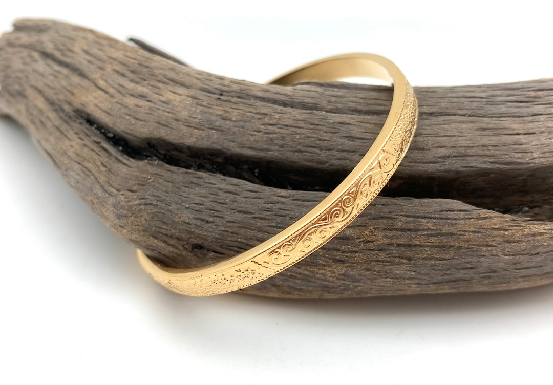 Gold Bangle Bracelet Small 60mm - Gold Small Bracelet Best Seller ...