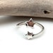 Stars Silver Wrap Ring / Little Two Star Silver Ring / Celestial Ring ...