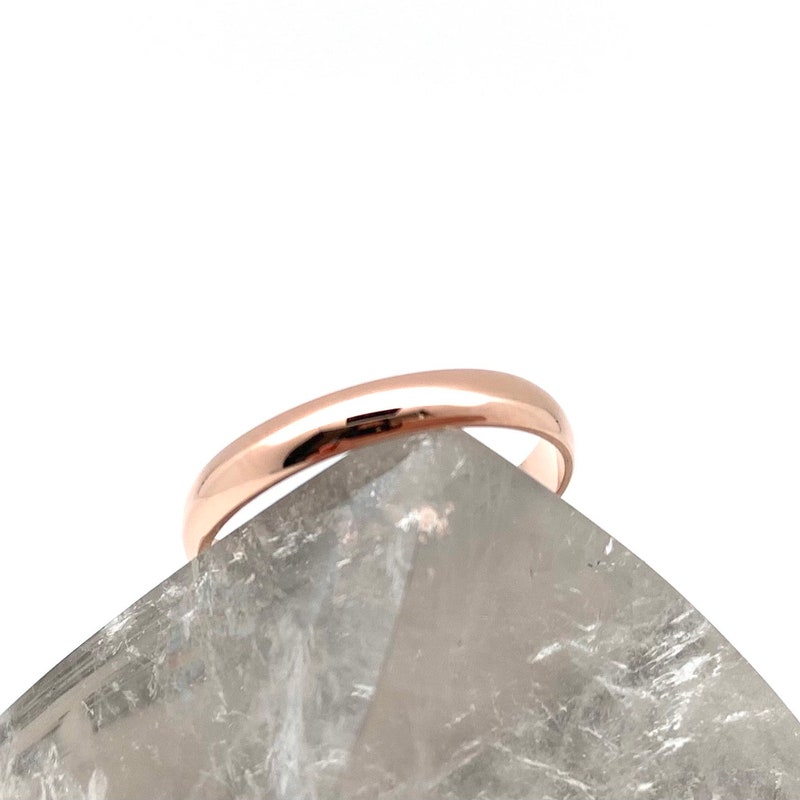 Simple Ring Rose Gold - Etsy