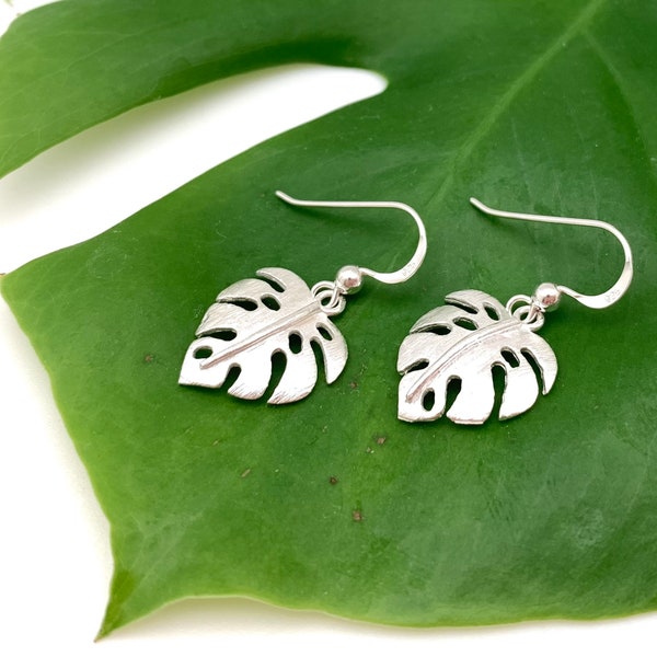 Monstera Earrings - Etsy