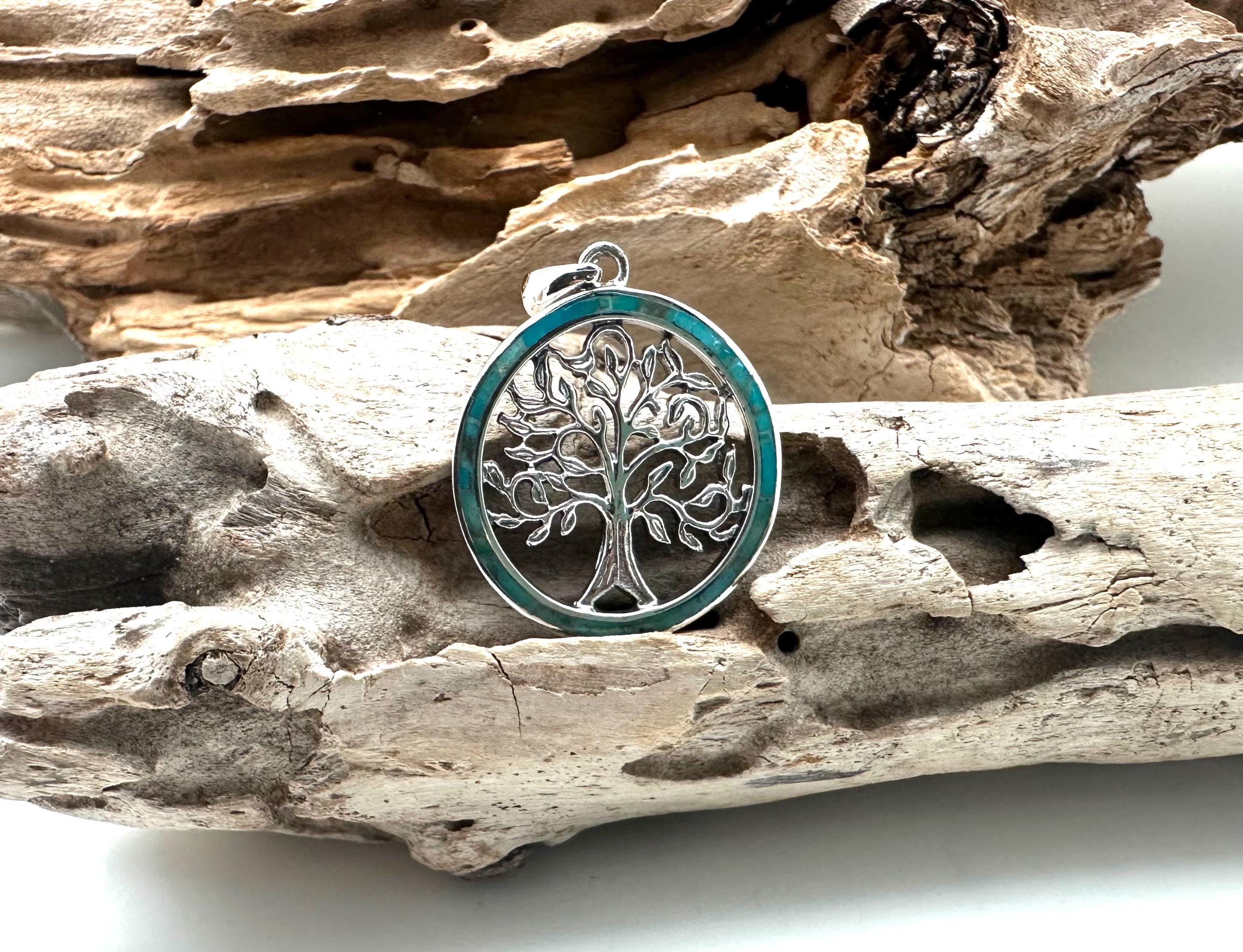 Tree of Life Silver Pendant / Tree of Life Oval Pendant / Mother Nature ...
