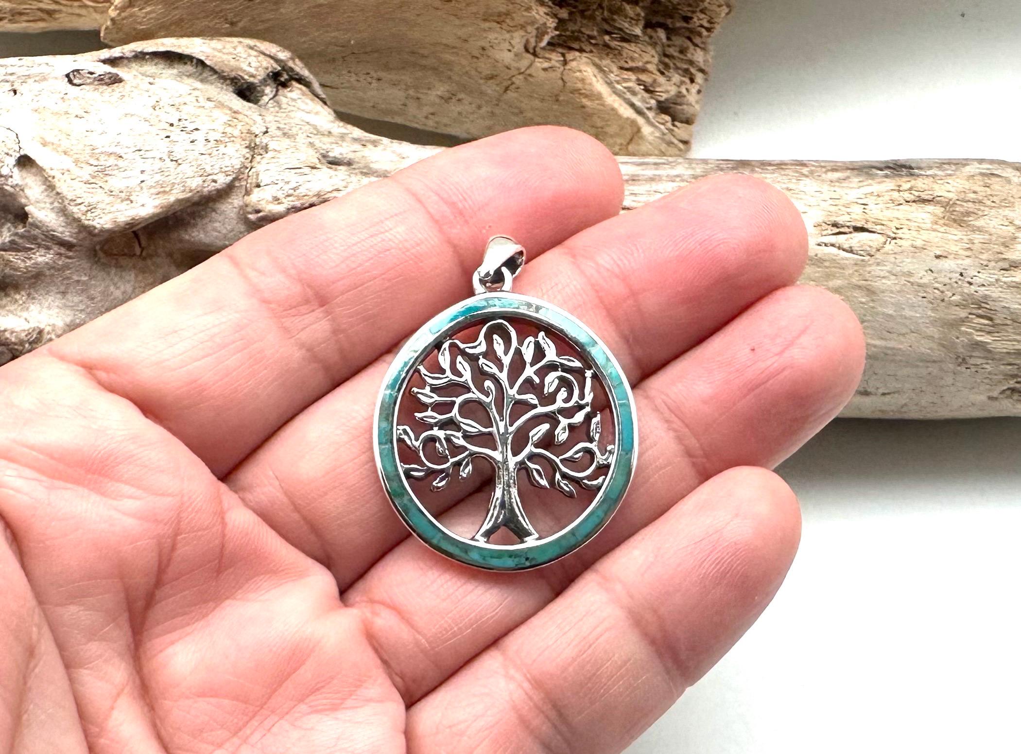 Tree of Life Silver Pendant / Tree of Life Oval Pendant / Mother Nature ...