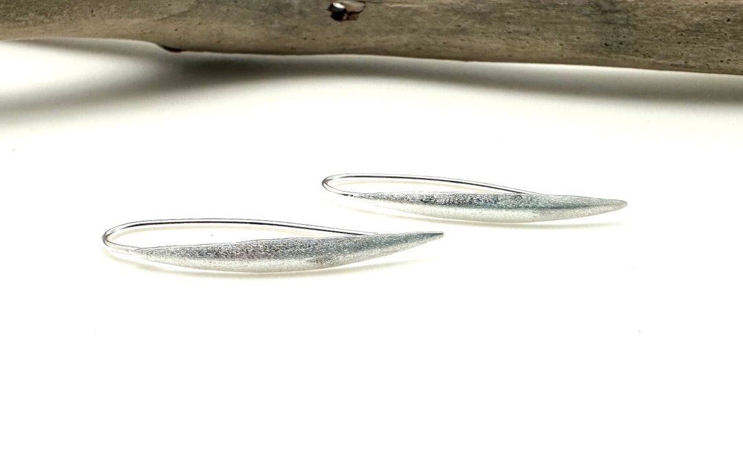 Silver Stick Threader 30mm / Silver Stick Earrings / Stick Post ...