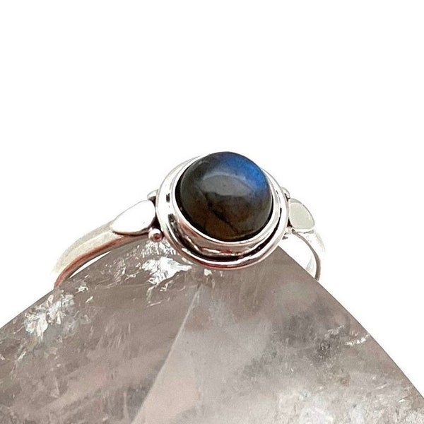 Labradorite Ring - Etsy