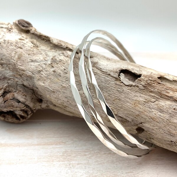 Triple Bangle - Etsy