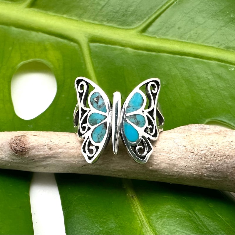 Turquoise Butterfly - Etsy