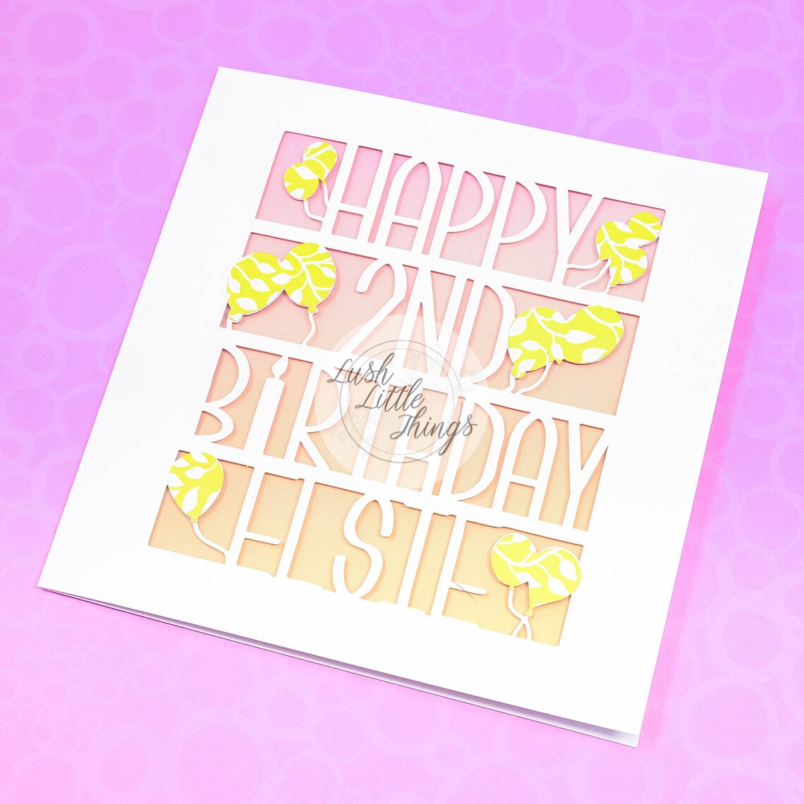 Happy Birthday Cut Out Card Birthday Card Cut Out Card | Etsy